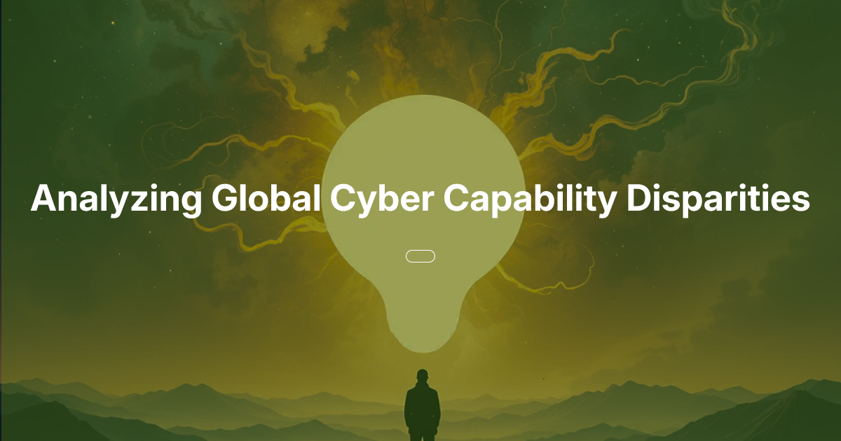 Analyzing Global Cyber Capability Disparities | Oasis of Ideas