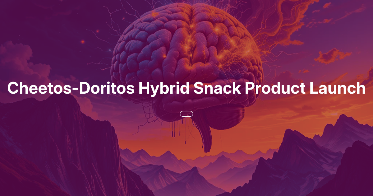Cheetos-Doritos Hybrid Snack Product Launch | Oasis of Ideas
