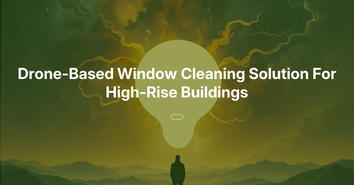 Drone-Based Window Cleaning Solution For High-Rise Buildings | Oasis of Ideas