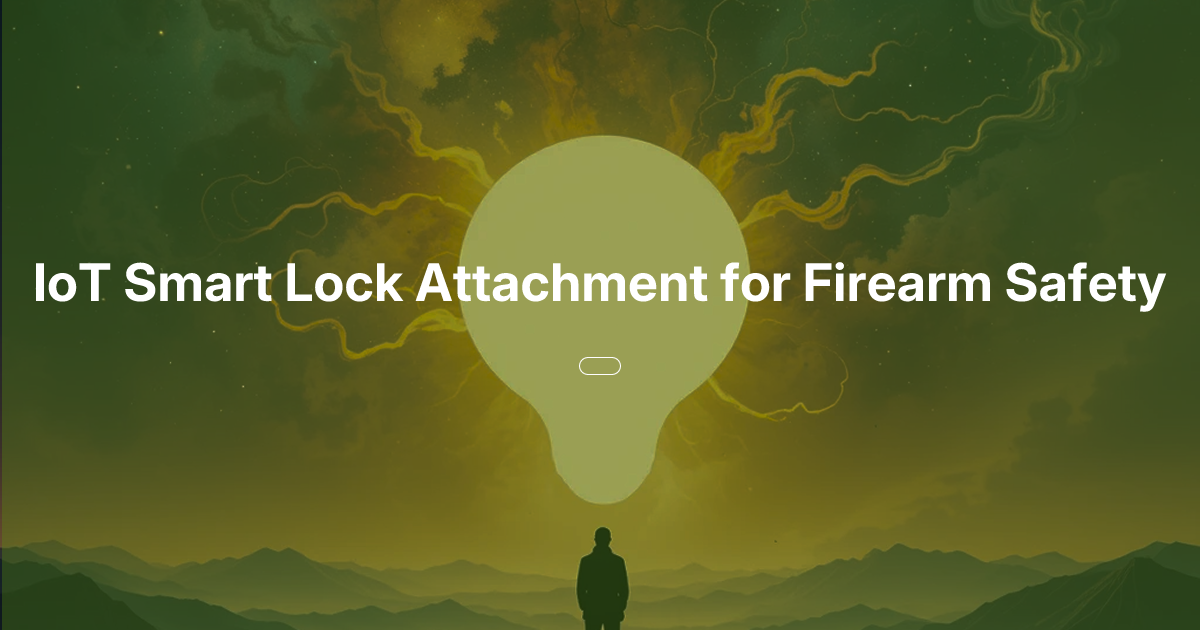 IoT Smart Lock Attachment for Firearm Safety | Oasis of Ideas