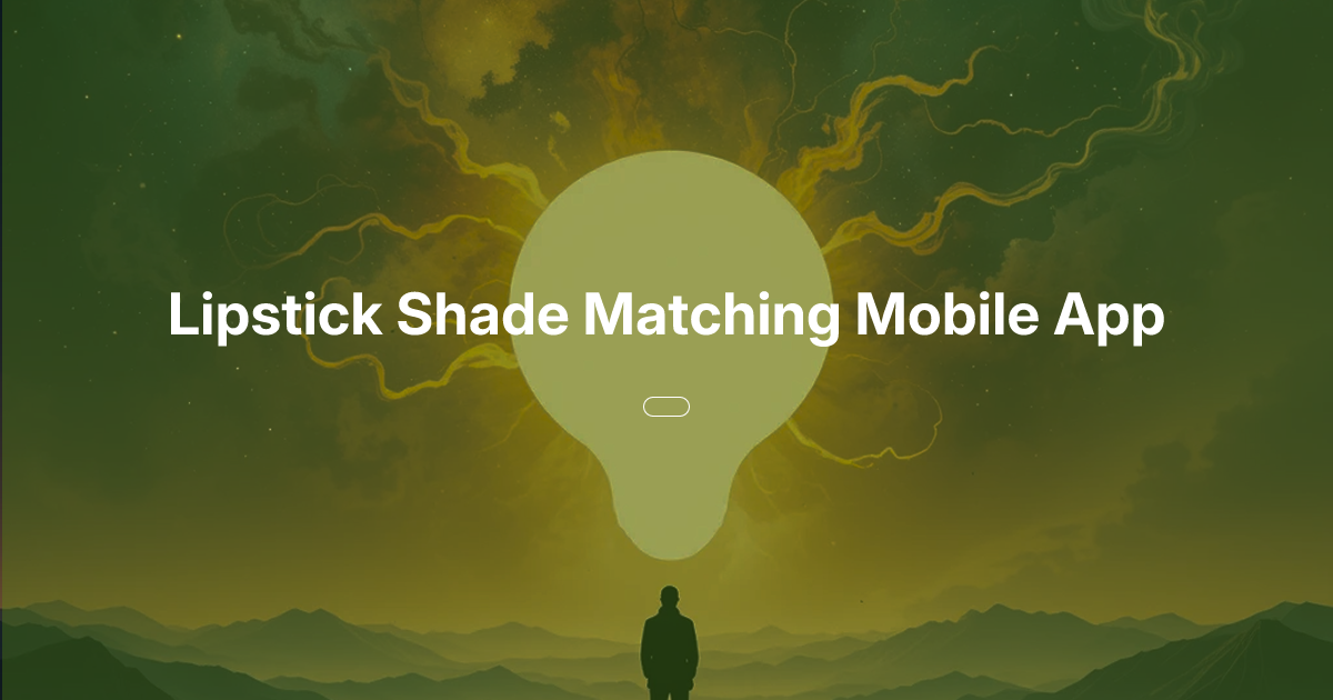Lipstick Shade Matching Mobile App | Oasis of Ideas
