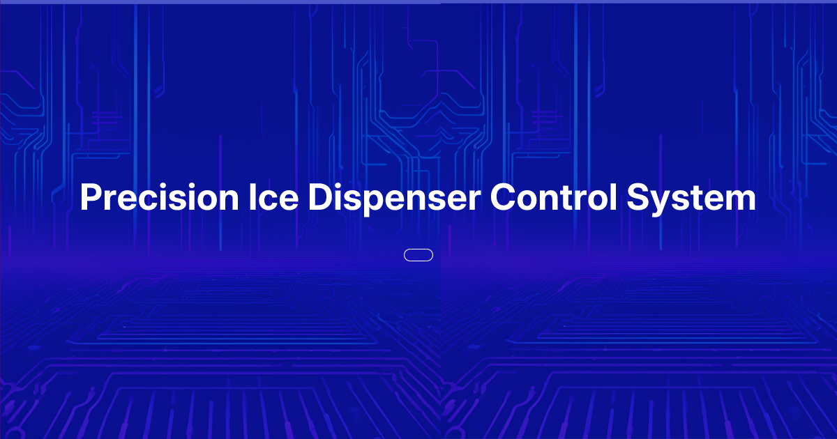 Precision Ice Dispenser Control System | Oasis of Ideas